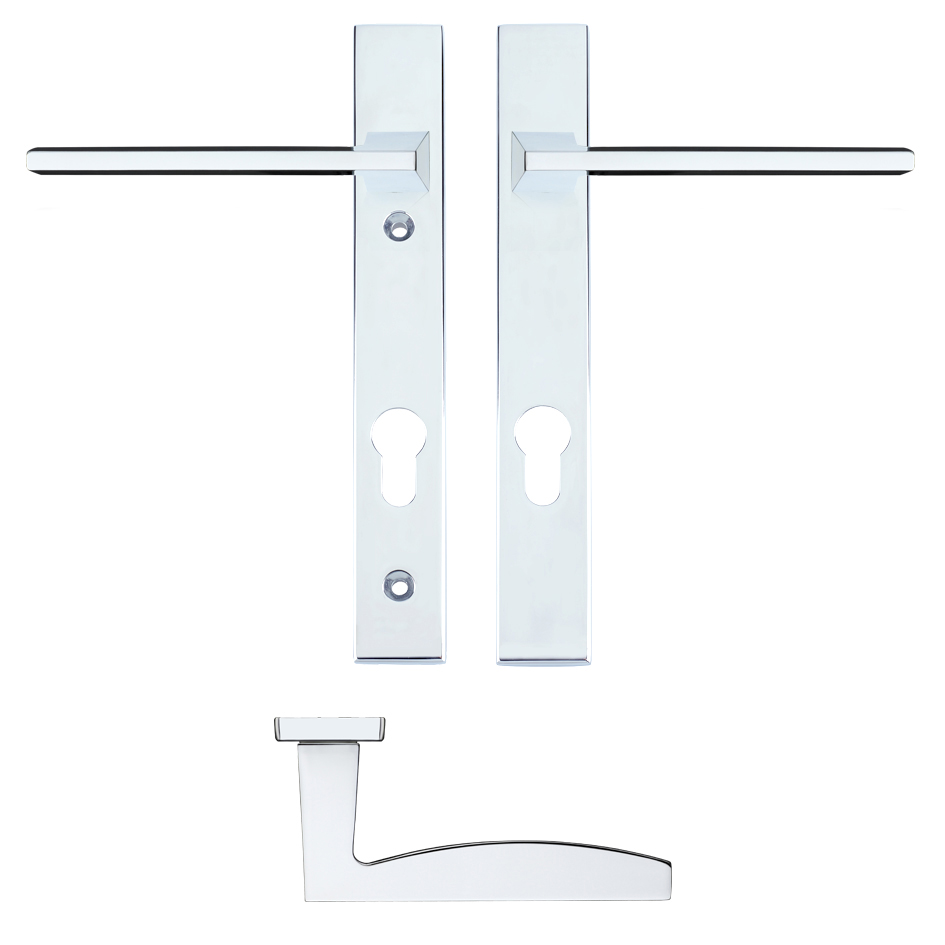 Pavo Lever Euro Lock (92mm c/c) On Narrow Backplate - 220x32mm ...