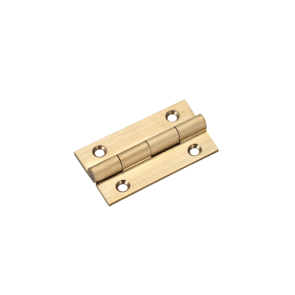 Solid Drawn Brass Butt Hinge - 38 x 22 x 1.3mm - Shaw’s Ironmongers Ltd